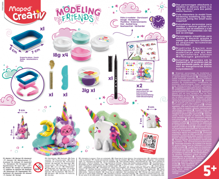 Set Creativo Infantil Modeling Friends – Maped Mexico
