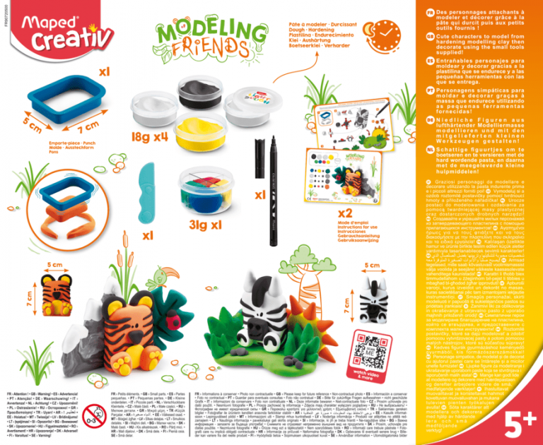 Set Creativo Infantil Modeling Friends – Maped Mexico