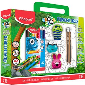 Set para colorear Croc Croc con 18 piezas – Maped Mexico